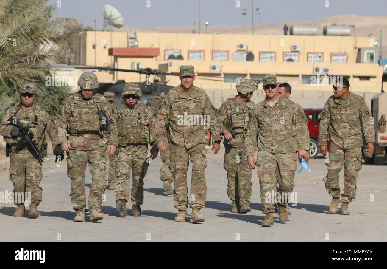 Maj. Gen. Pat White, commanding general of Combined Forces Land ...