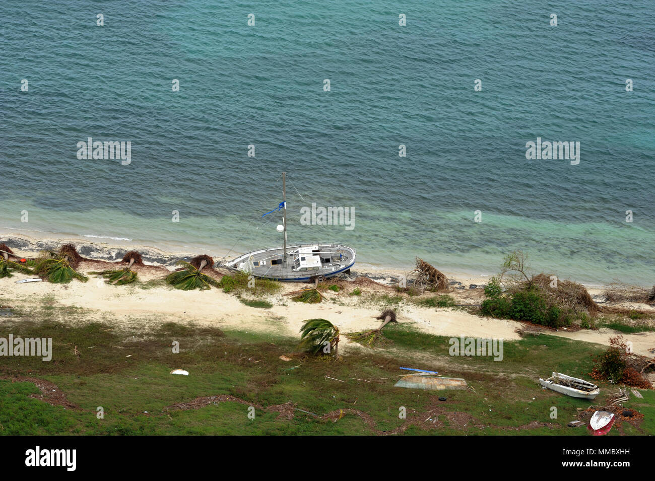 St. Croix, US Virgin Islands--Aerial views of the island show ...