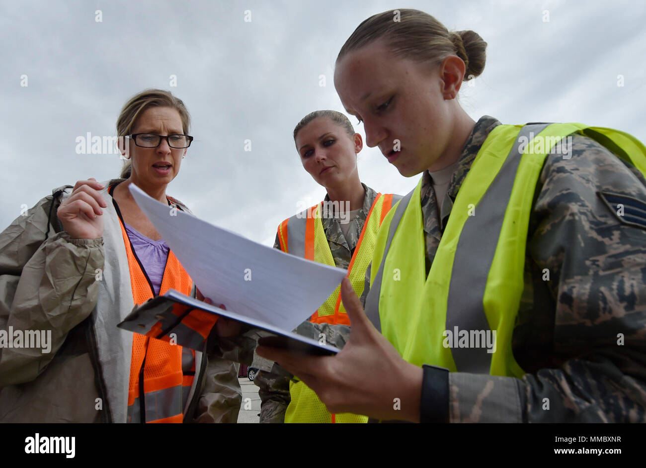 From left to right, Sonia Hancock, U.S. Department of Homeland Security ...