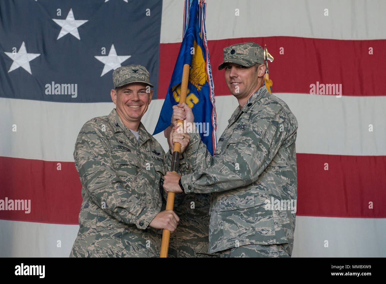 U.S. Air Force Lt. Col. Max Johnson, 20th Operations Support Squadron ...