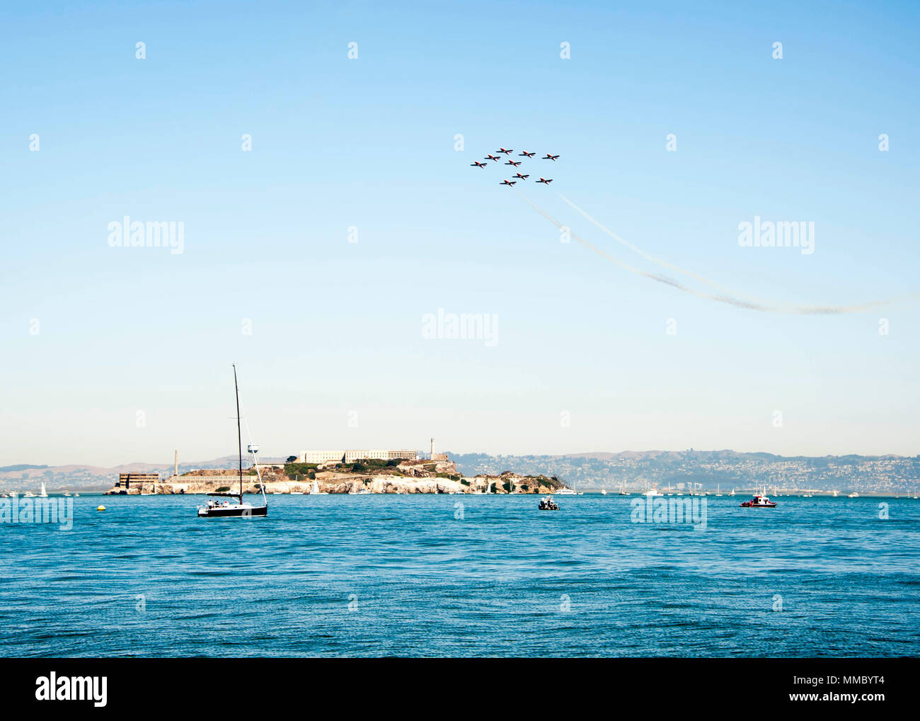 SAN FRANCISCO (Oct. 6, 2017) The Canadian Navy flight demonstration ...