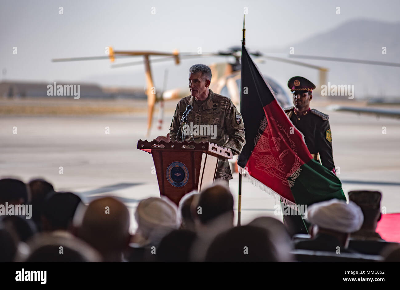 U.S. Army Gen. John W. Nicholson, commander of the Resolute Support ...