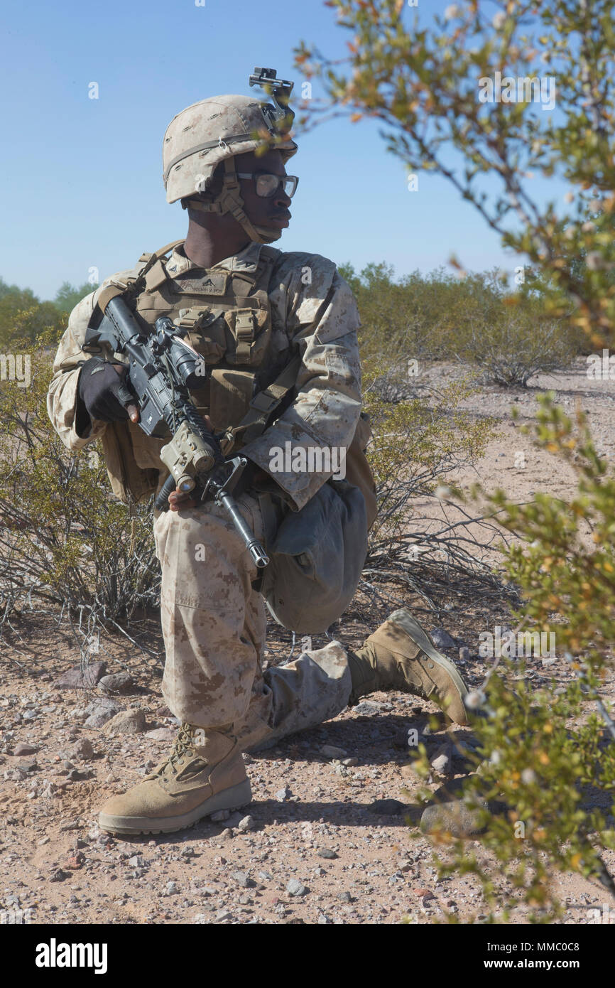 U.S. Marine Corps Lance Cpl. Larry Sublett an Infantry Marine with 3rd ...