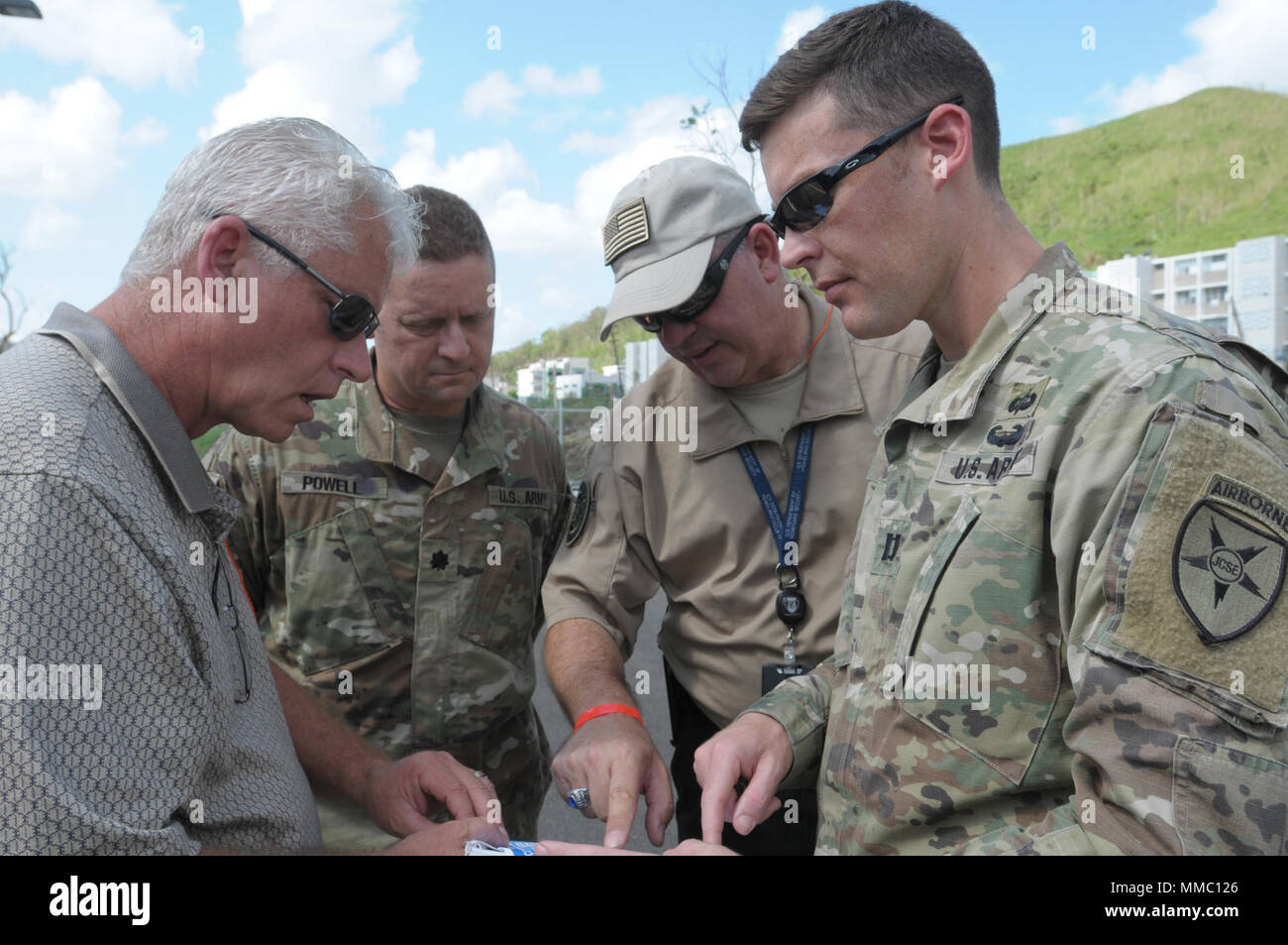 Keith Pratt, the ESF-2 Communication Task Force chief of staff in ...