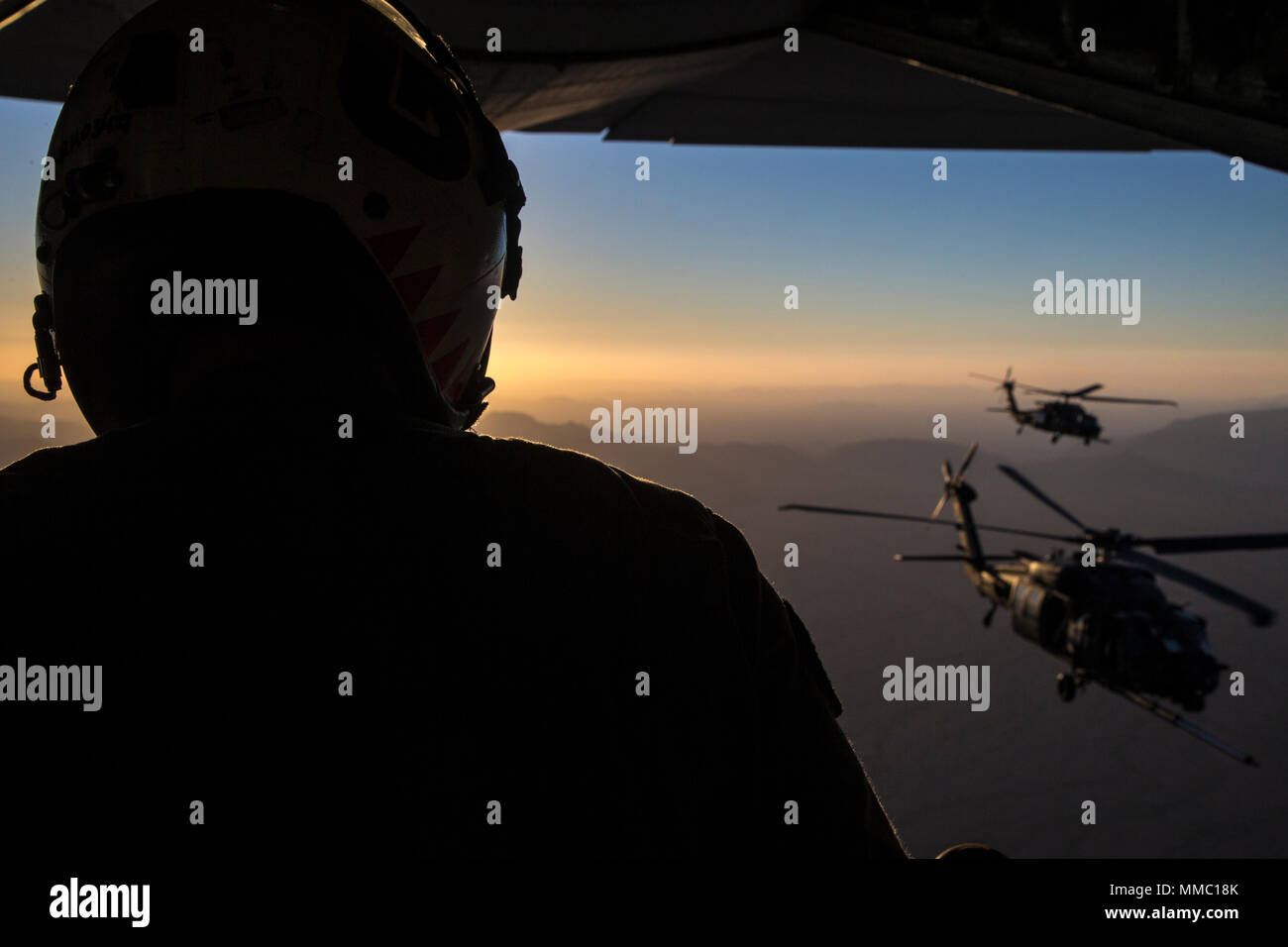 U.S. Marine Corps Cpl. Philip Potter crewmaster, assigned to Marine ...