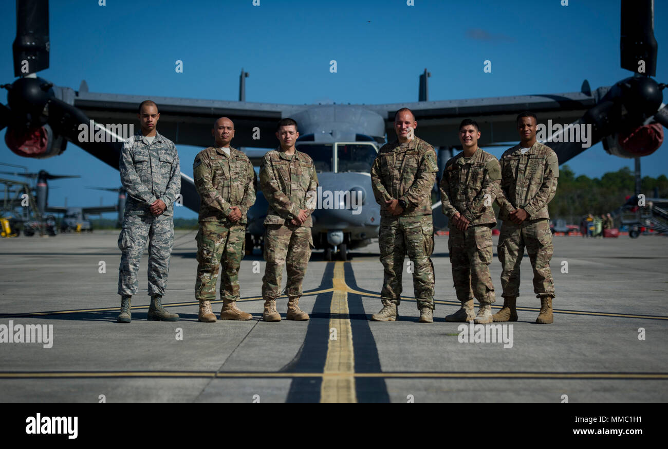 Members of the 1st Special Operations Support Squadron’s aircrew flight ...