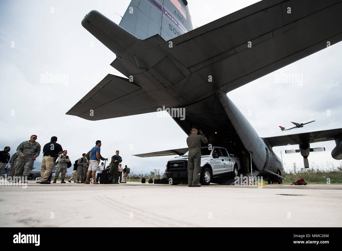 Airman 1st Class Edwin Ocasio, a loadmaster assigned to the 198th ...