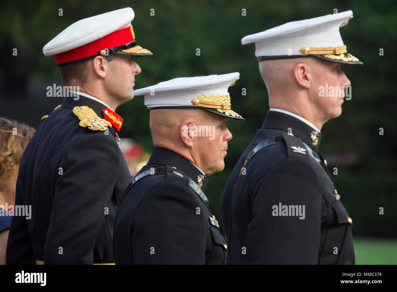 From left, Commandant General of the British Royal Marine Corps Maj ...