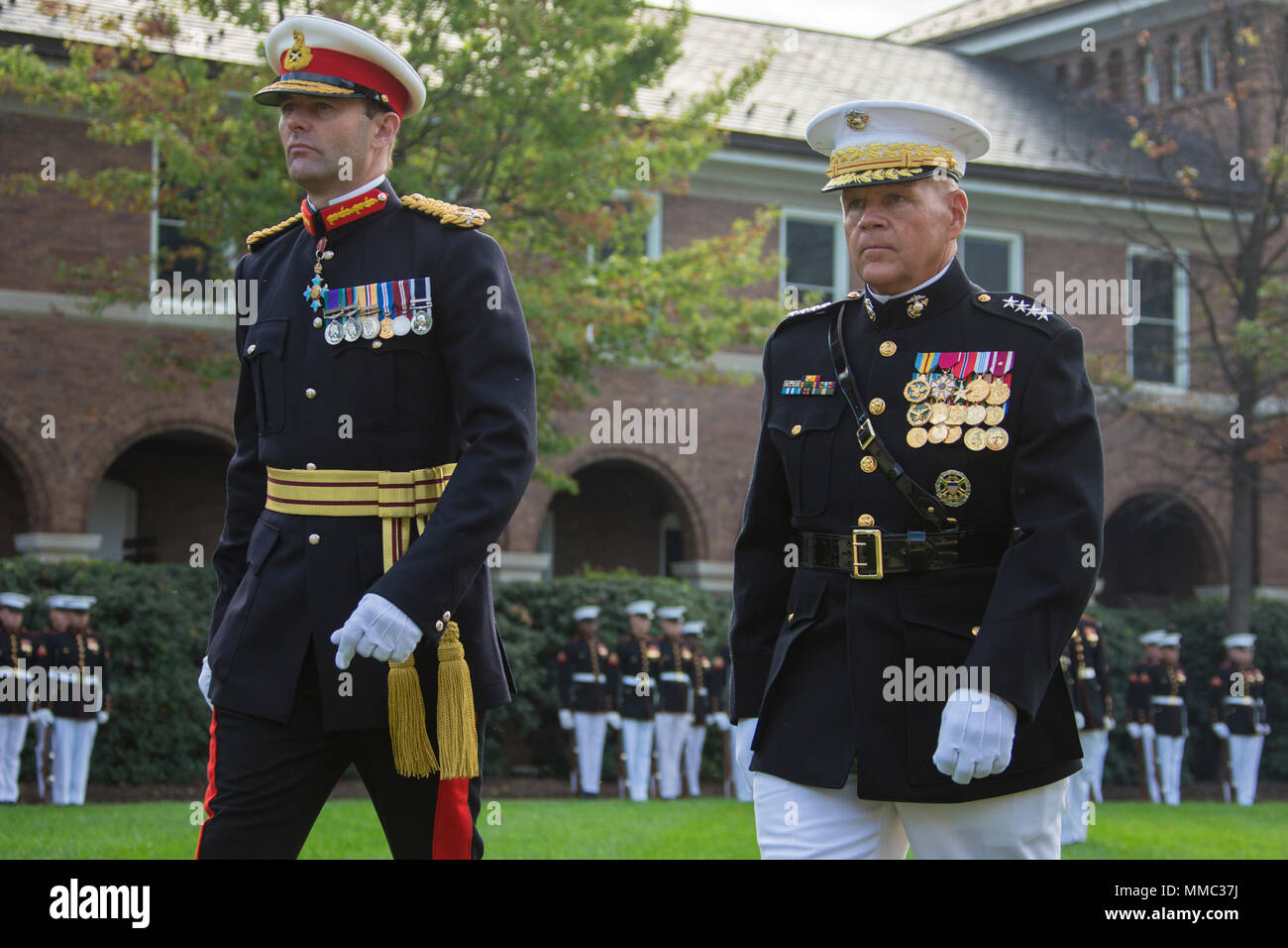 Commandant General of the British Royal Marine Corps Maj. Gen. Robert A ...