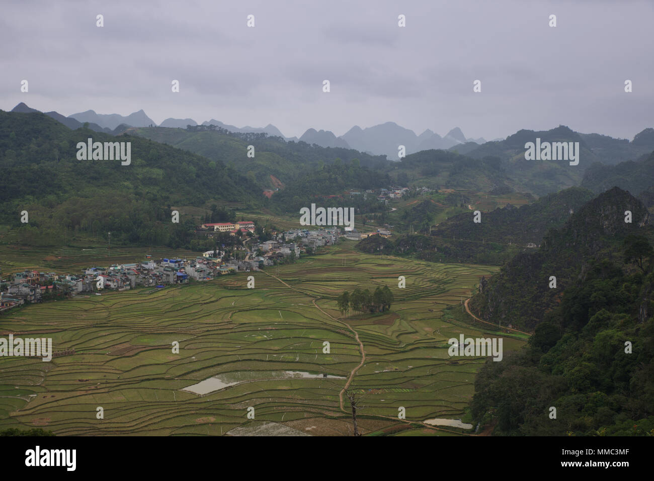 Meo Vac city Landscape Stock Photo - Alamy