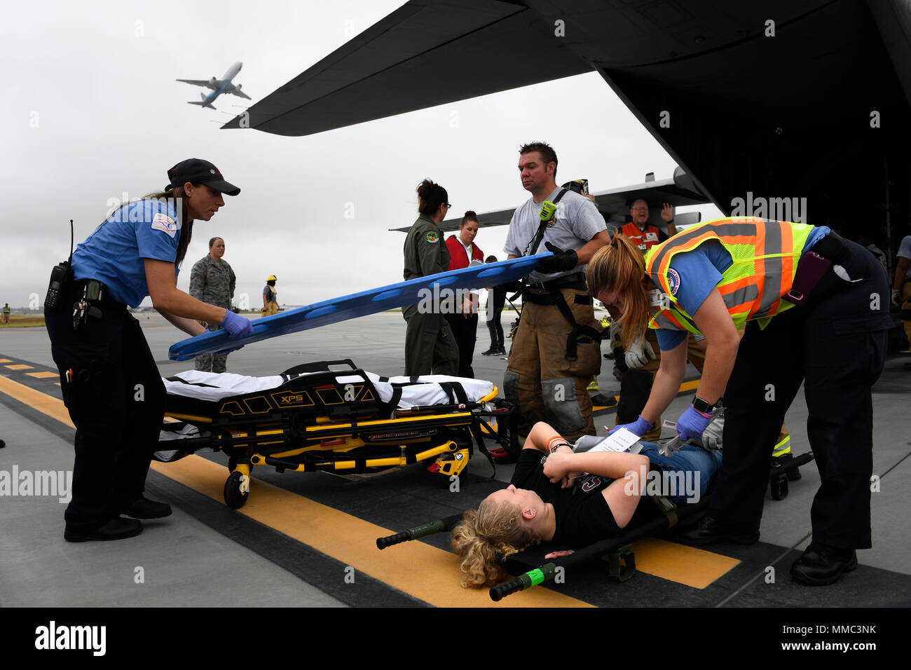 Mock emergency services exercise hi-res stock photography and images ...