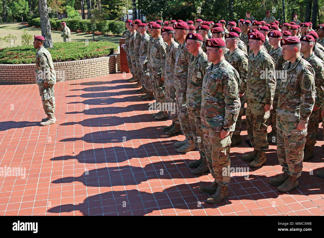 New 82nd Airborne Division Paratroopers wear maroon berets for the ...