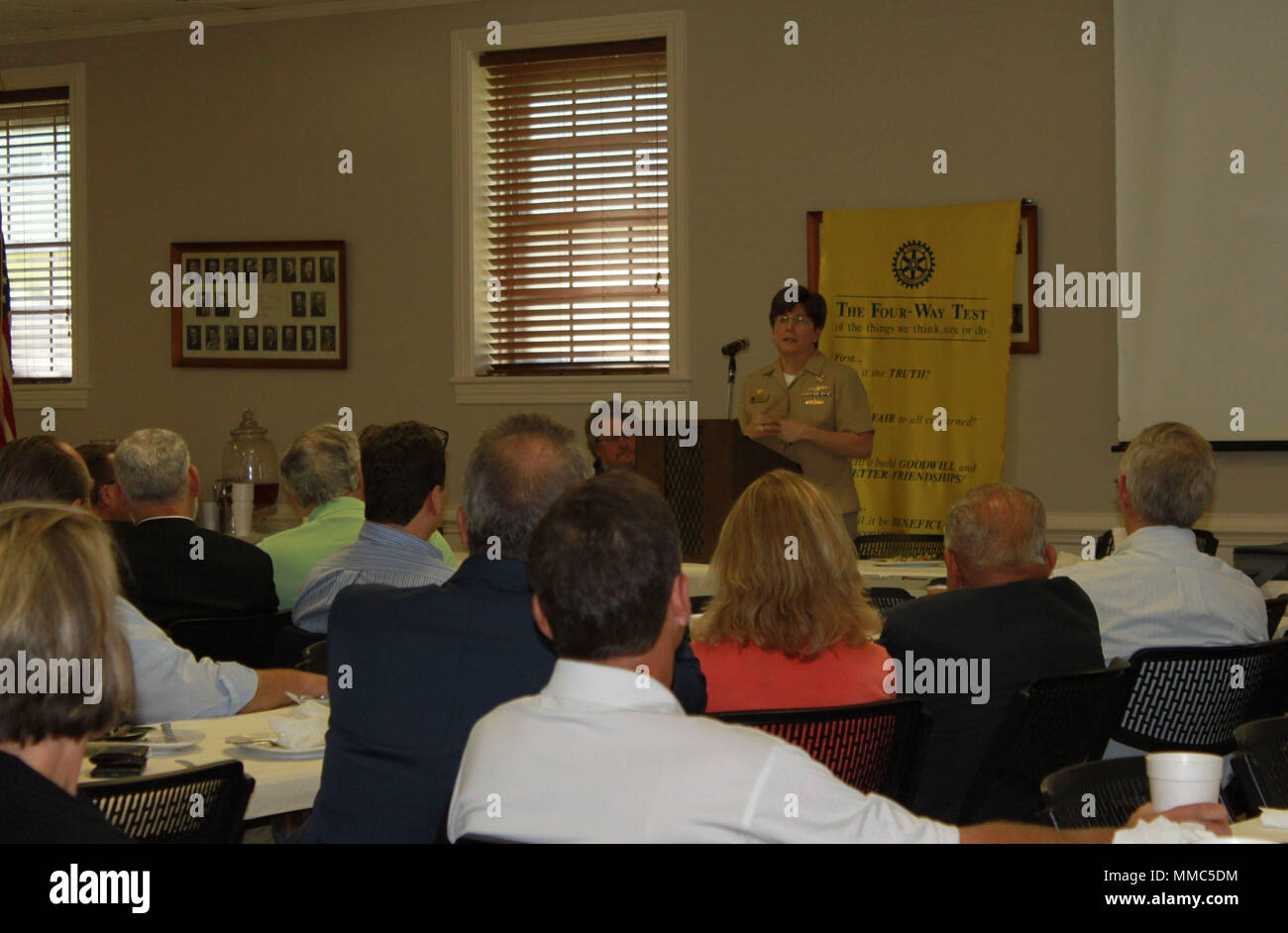 SUFFOLK, Va (Oct. 5, 2017) Capt. Julia Slattery, commanding officer of ...