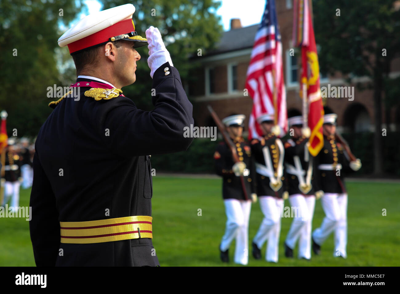 Commandant General of the British Royal Marines, Maj. Gen. Robert A ...