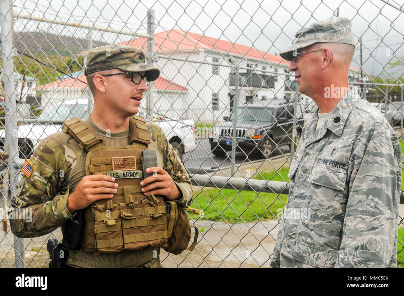 New York Army National Guard Cpl. Shawn Brazell, a military police with ...