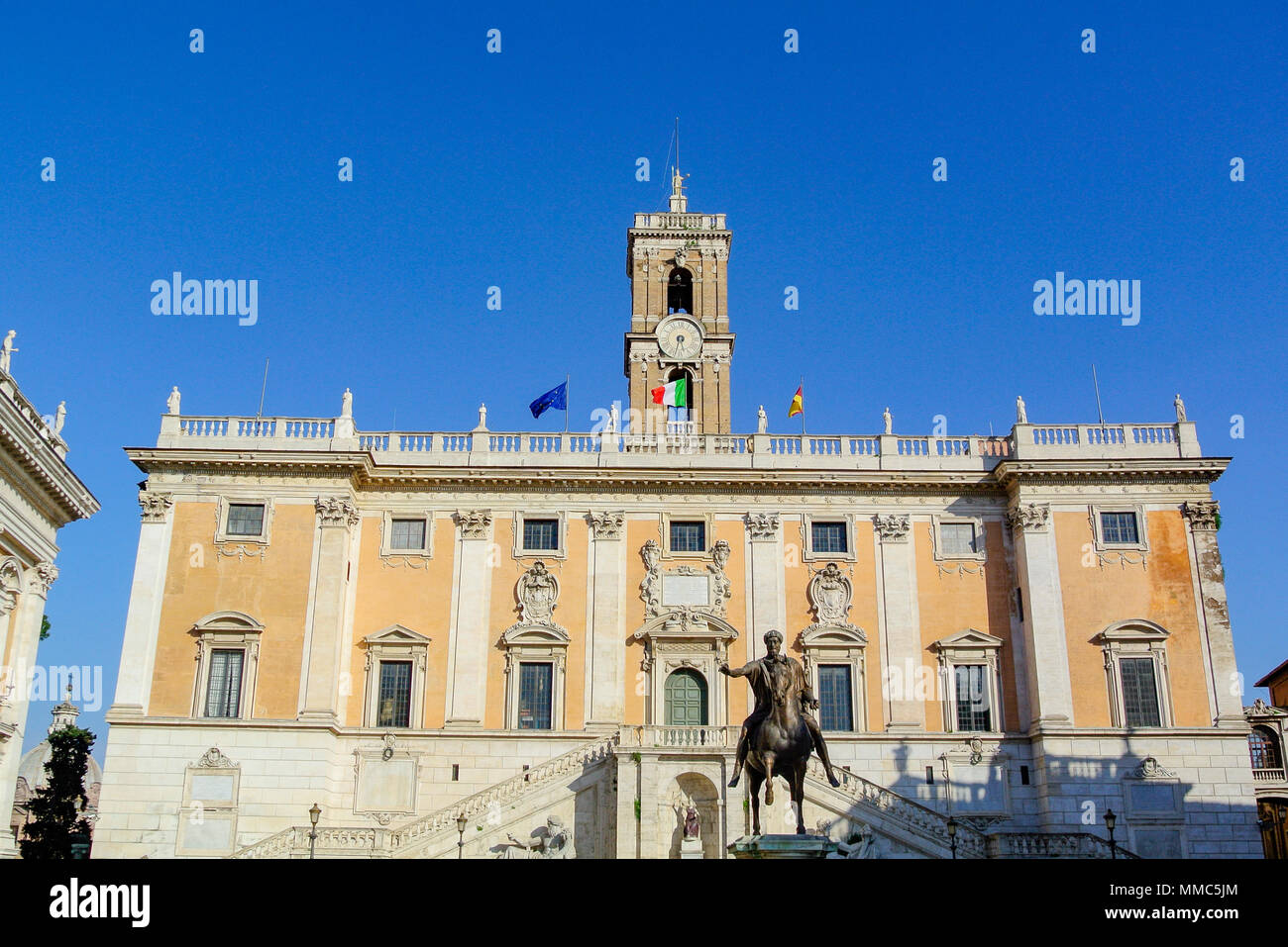 Palazzo senatorio tower hi-res stock photography and images - Alamy