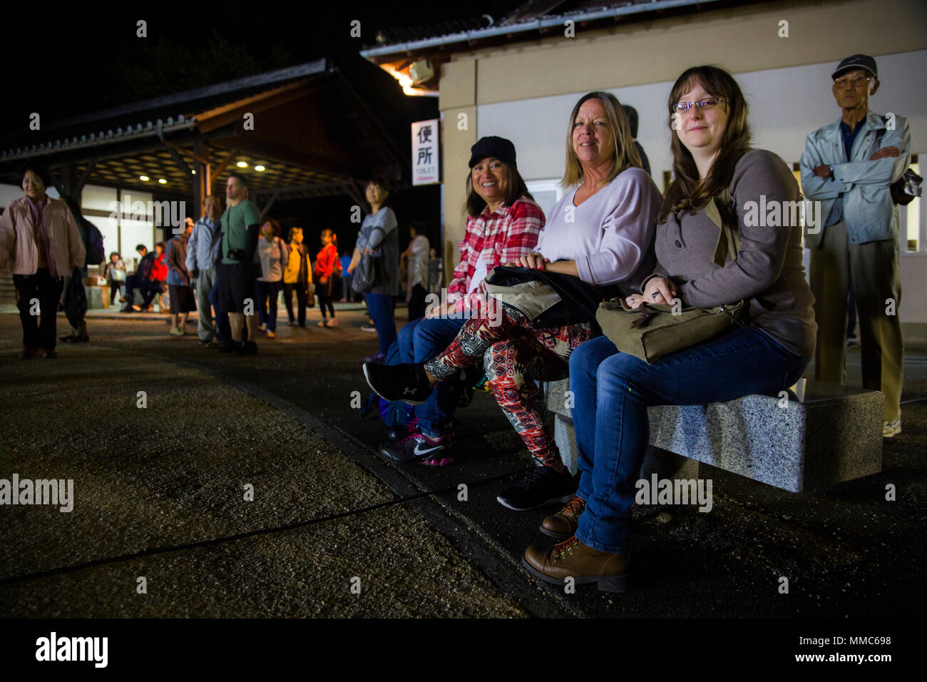 Sarah Kirk, right, Dawn Molitor, center, and Melissa McComb, Marine ...