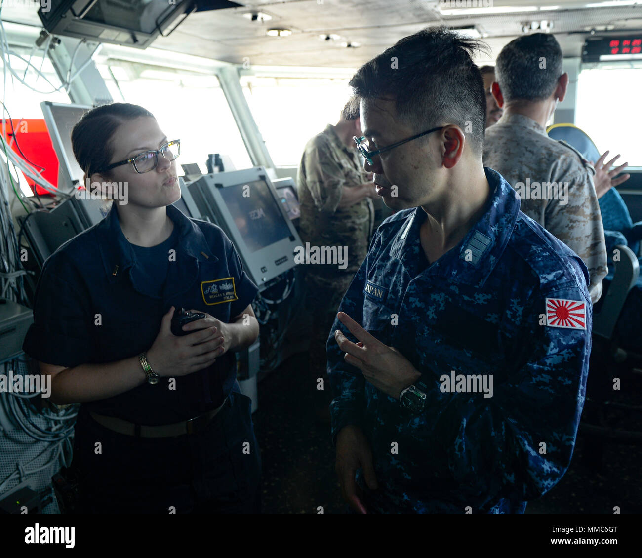 ARABIAN GULF (Oct. 3 2017) U.S. Navy Ensign Meagan Morrison, from ...