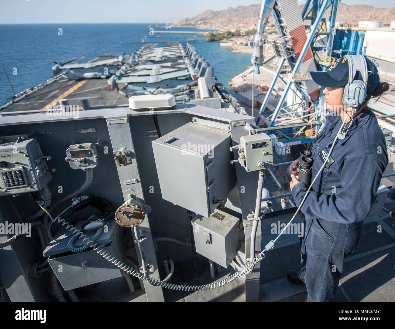 171009-N-ZS023-024 EILAT, Israel (Oct. 9, 2017) Seaman Lea Sabino ...