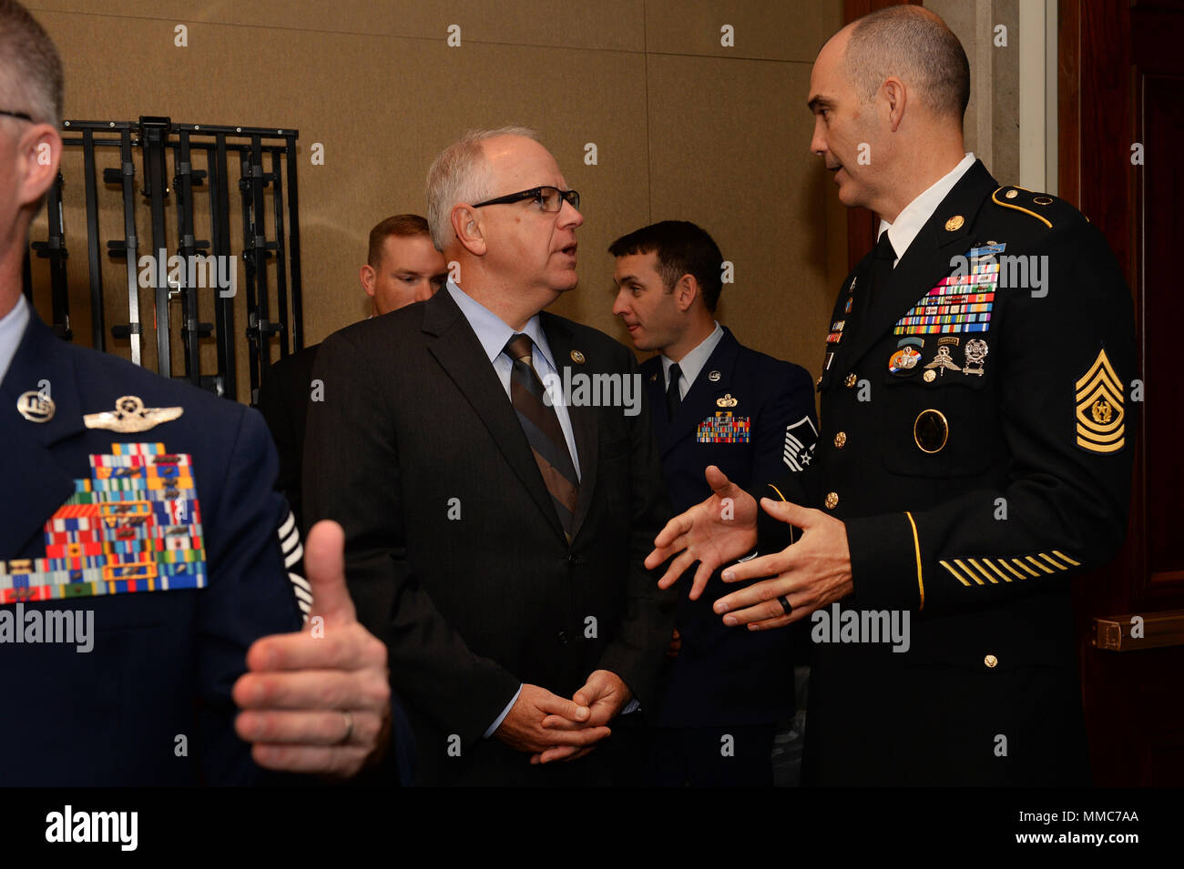 Rep. Tim Waltz, a member of the Congressional House of Representatives ...