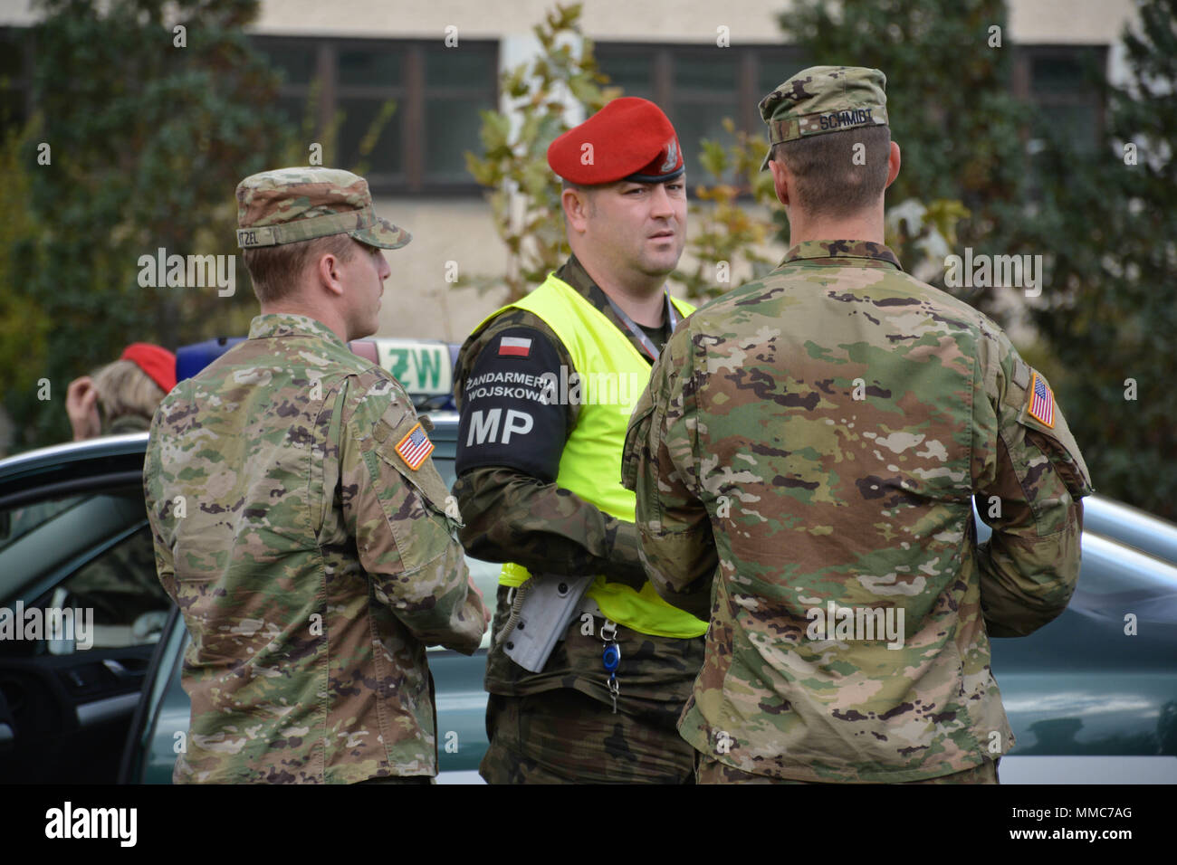 Polish border police officer border hi-res stock photography and images ...