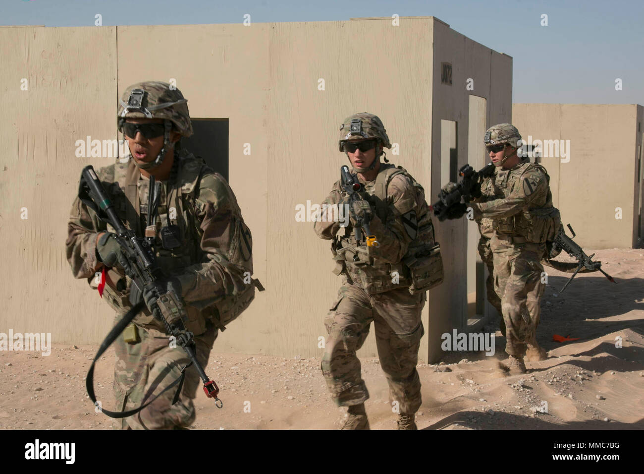 Soldiers from the 2nd Battalion, 7th Cavalry Regiment "Ghost," 3rd ...