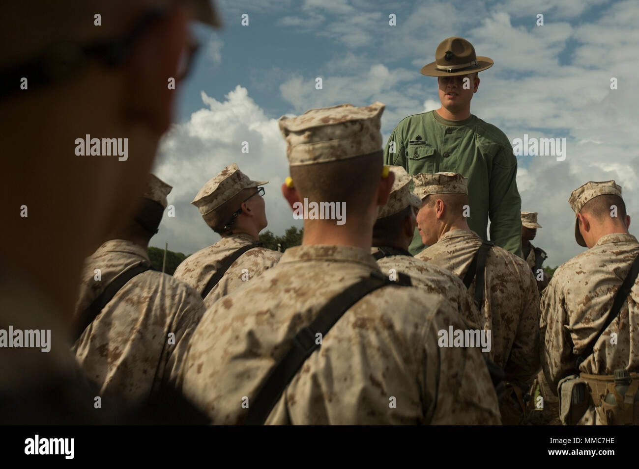 U.S. Marine Corps Sgt. Mike M. Milano, with Weapons and Field Training ...