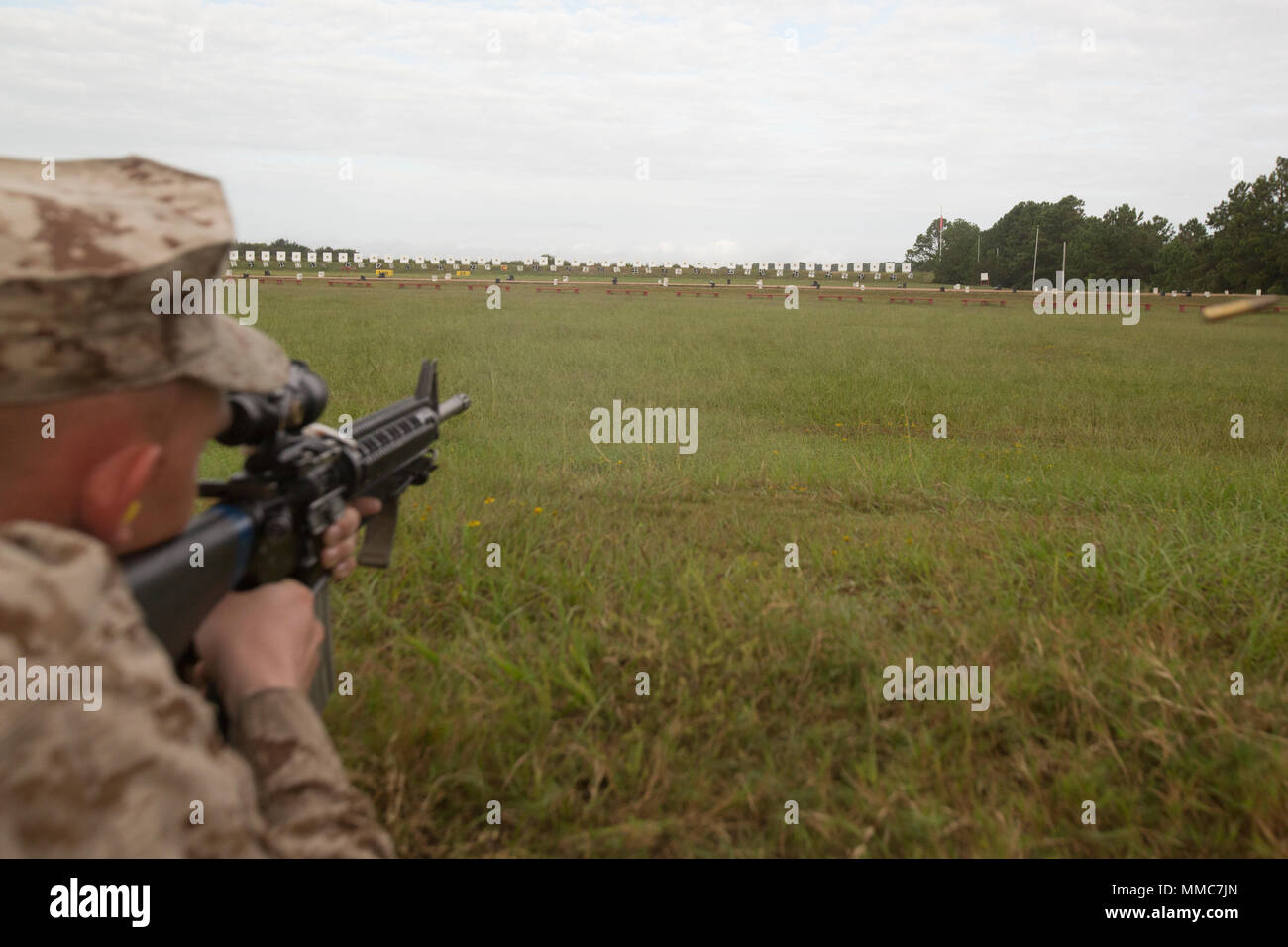 U.S. Marine Corps Rct. Marcus Logan Donoway with Platoon 1082, Alpha ...