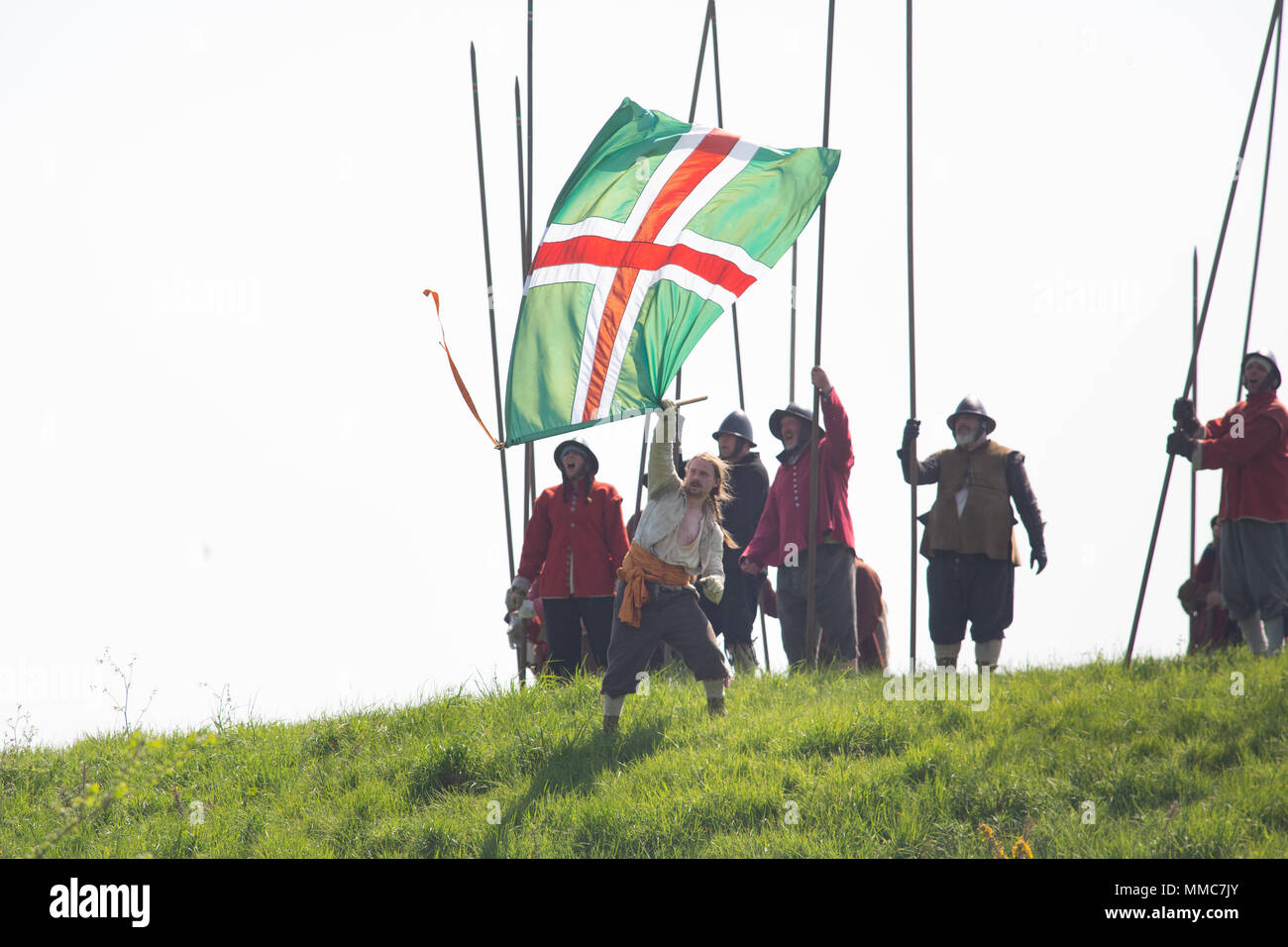 The Pikes and Plunder event re-enacting an English Civil War battle ...