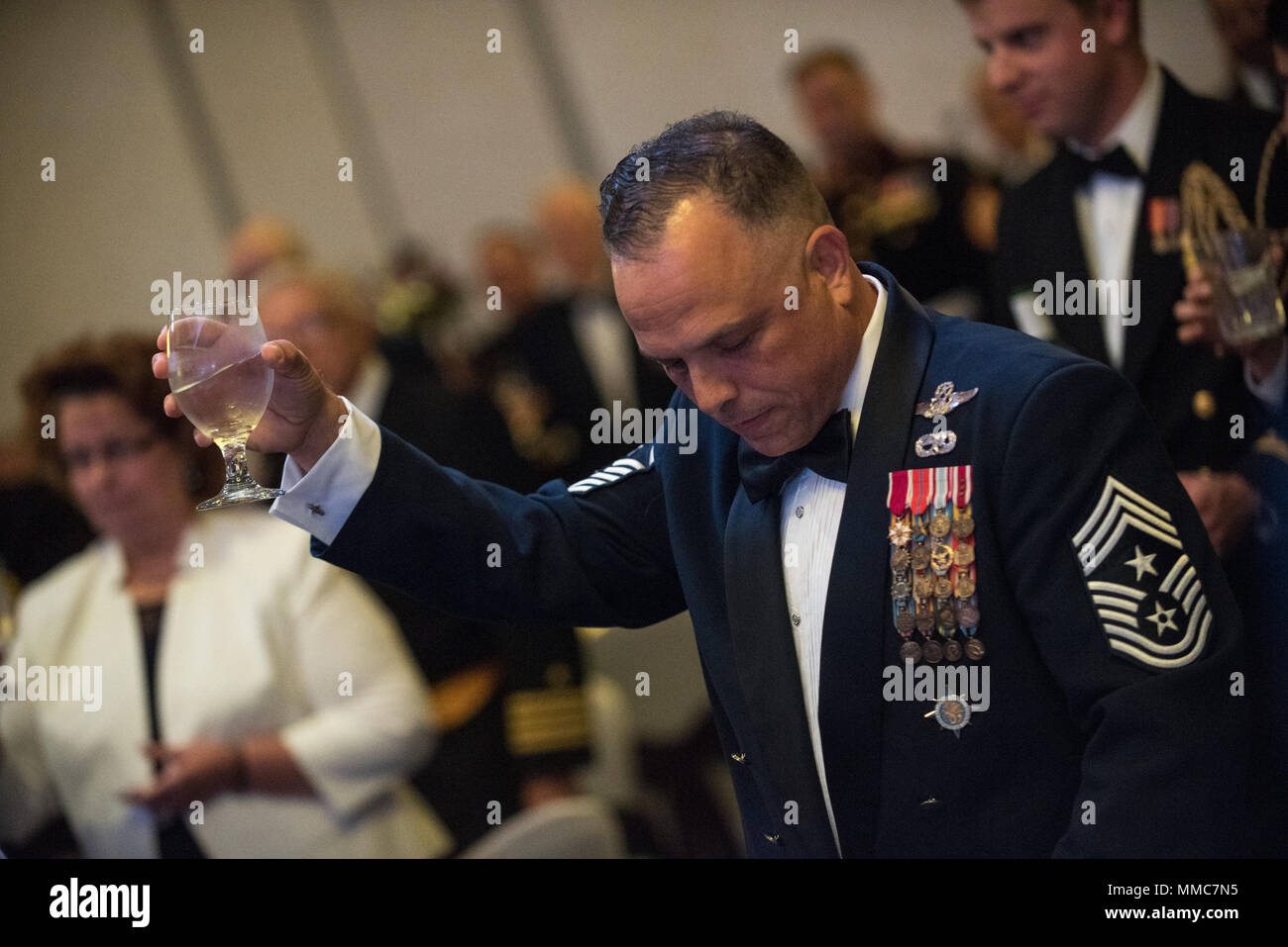 U.S. Air Force Chief Master Sgt. Matthew M. Caruso, Command Senior ...