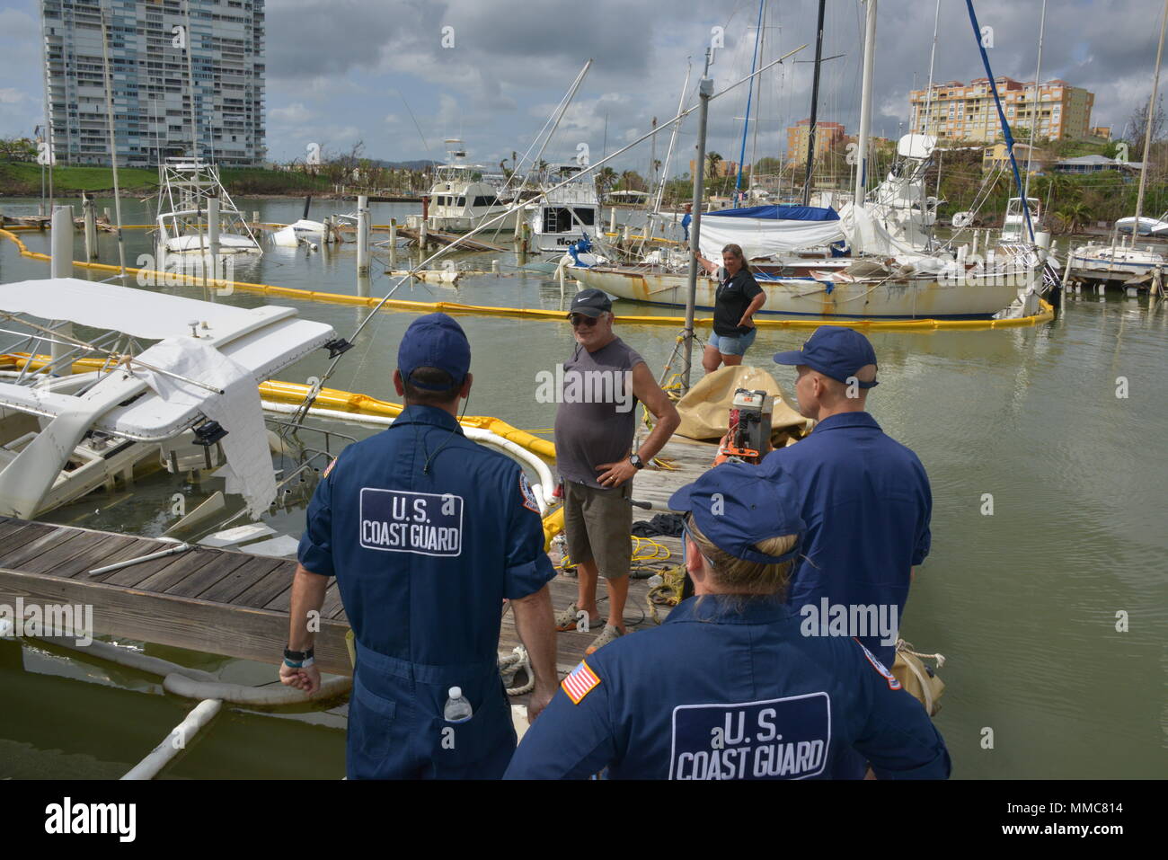 U.S. Coast Guard Cmdr. Kelly Thorkilson, the incident commander for ...
