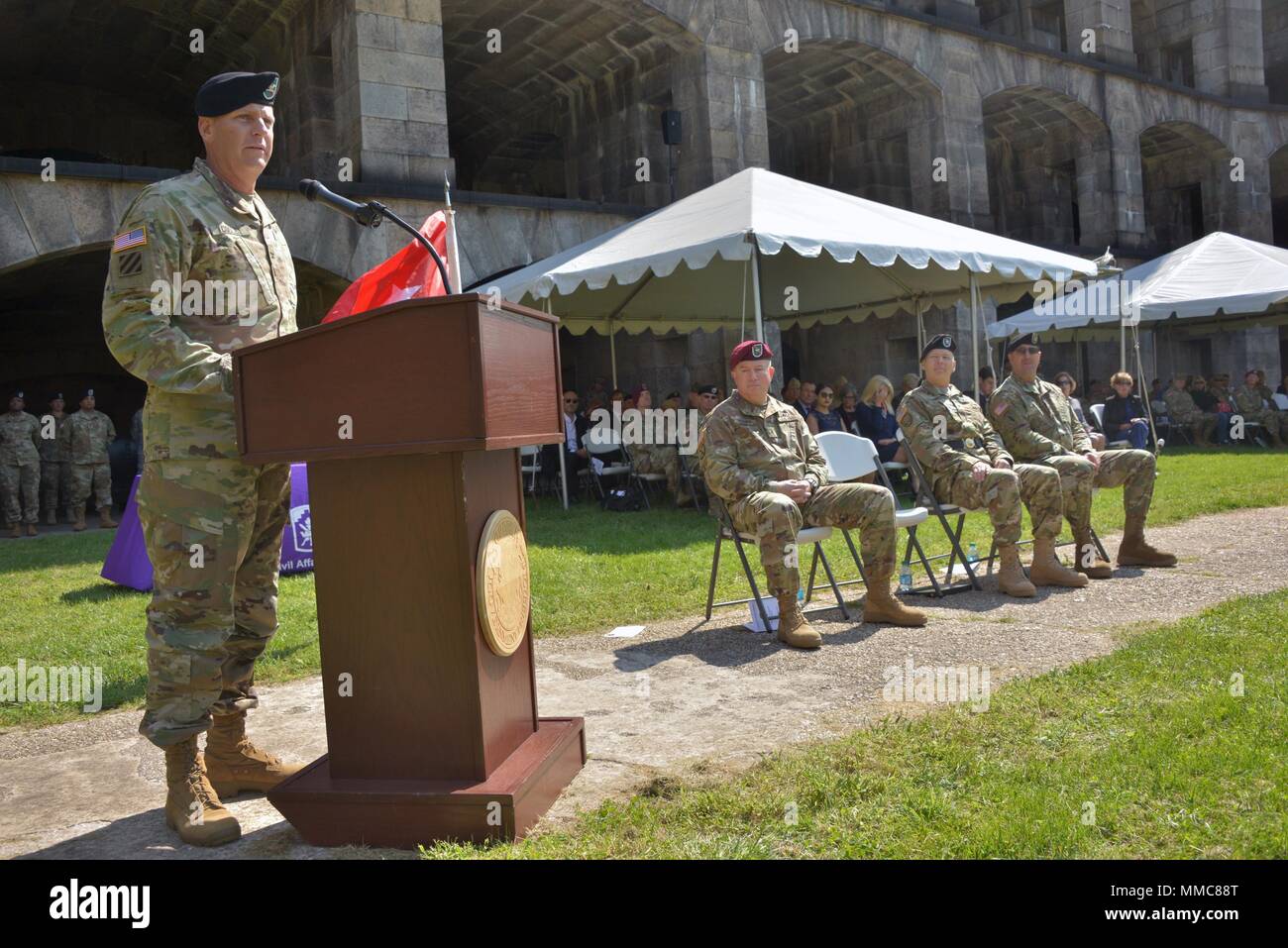FT. WADSWORTH, N.Y. - Col. Robert Cooley, commander of the 353rd Civil ...