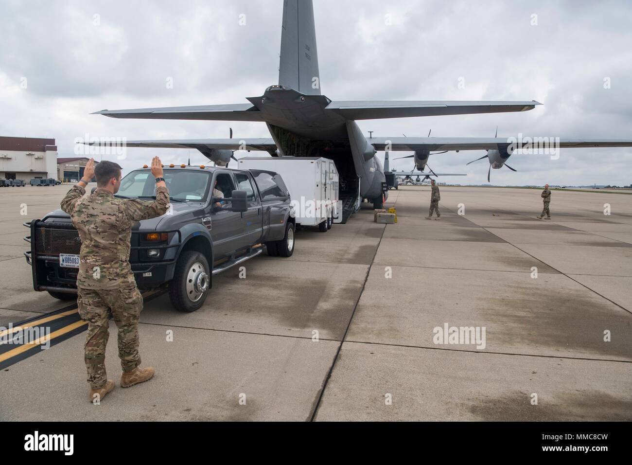 Airmen from the 130th Airlift Wing and 193rd Special Operations Wing ...
