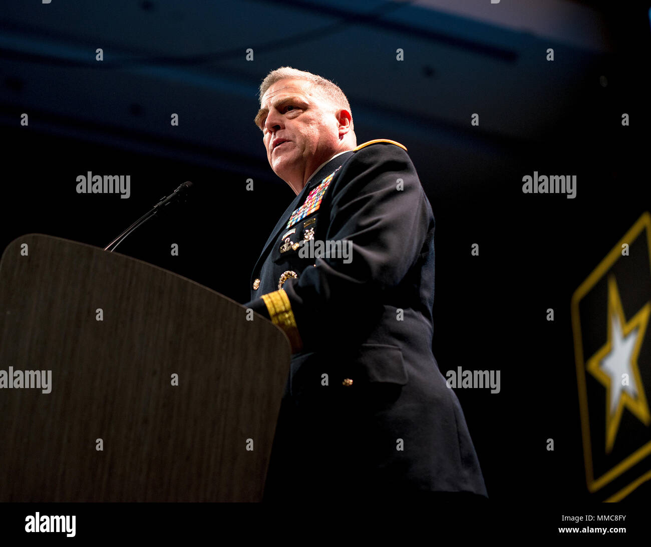 U.S. Army Chief of Staff Gen. Mark A. Milley delivers his State of Army ...