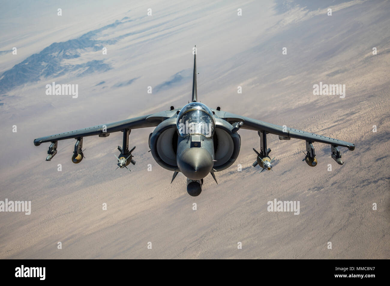 MARINE CORPS AIR STATION MIRAMAR, Calif.- An AV-8B Harrier II assigned ...