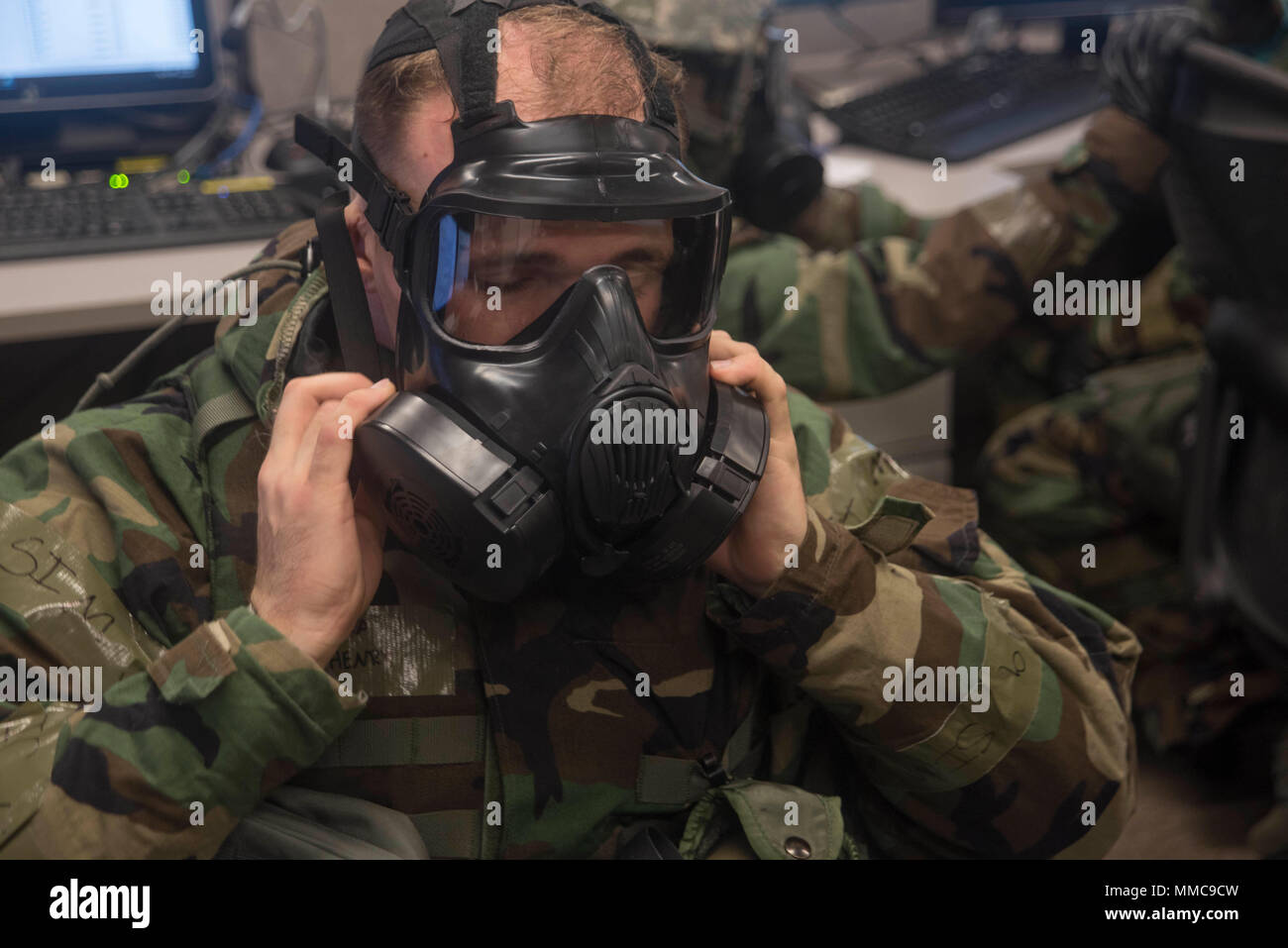 Gas Mask Fitting Stock Photos & Gas Mask Fitting Stock Images - Alamy
