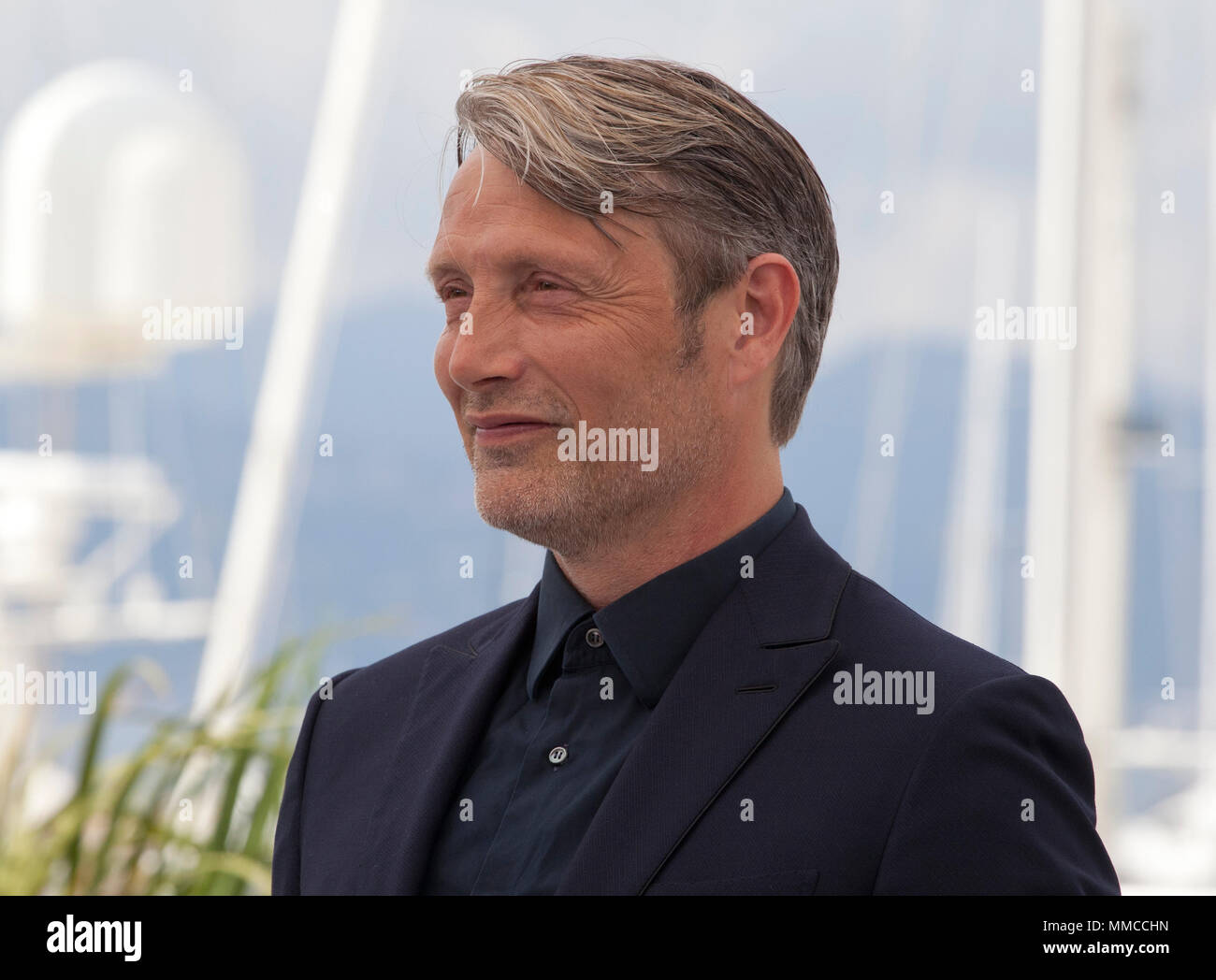 Cannes, France. 10th May 2018. Actor Mads Mikkelsen at the Arctic film ...