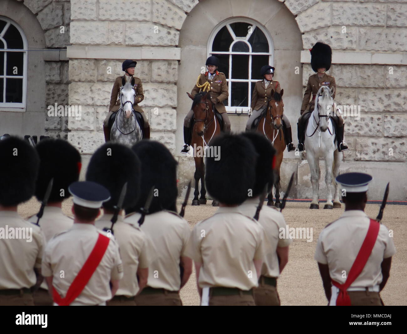 London, UK. 10th May 2018. Scots Guards regiment of the Household ...