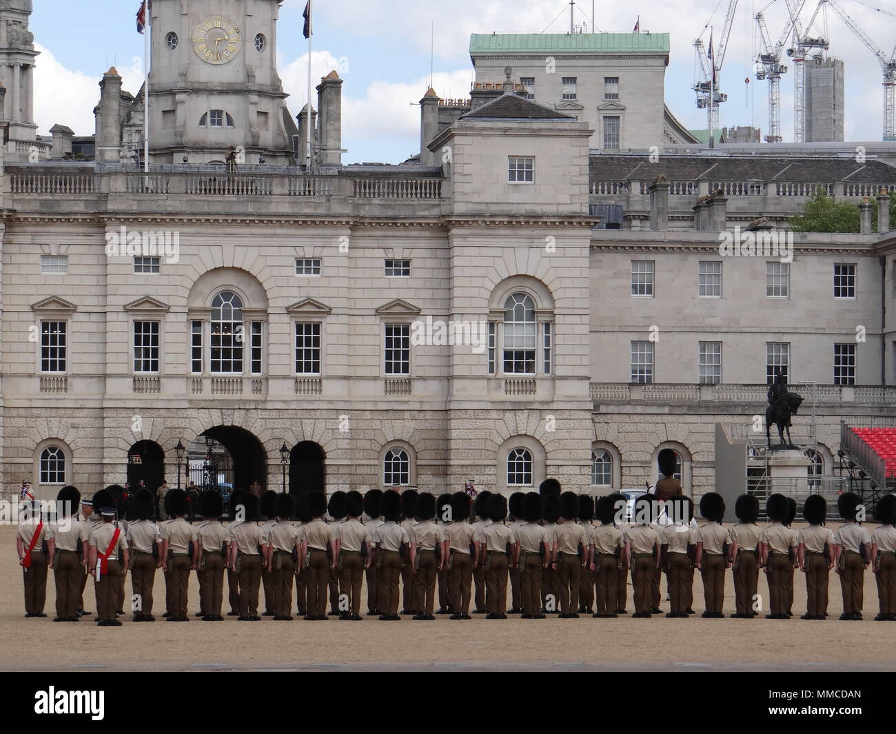 London, UK. 10th May 2018. Scots Guards regiment of the Household ...