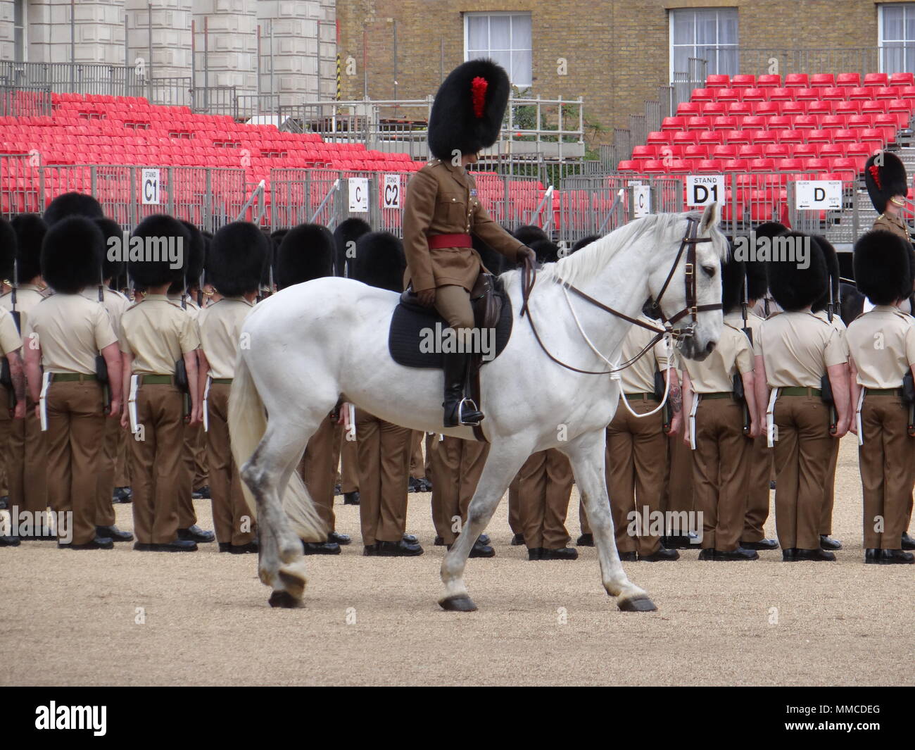 London, UK. 10th May 2018. Scots Guards regiment of the Household ...