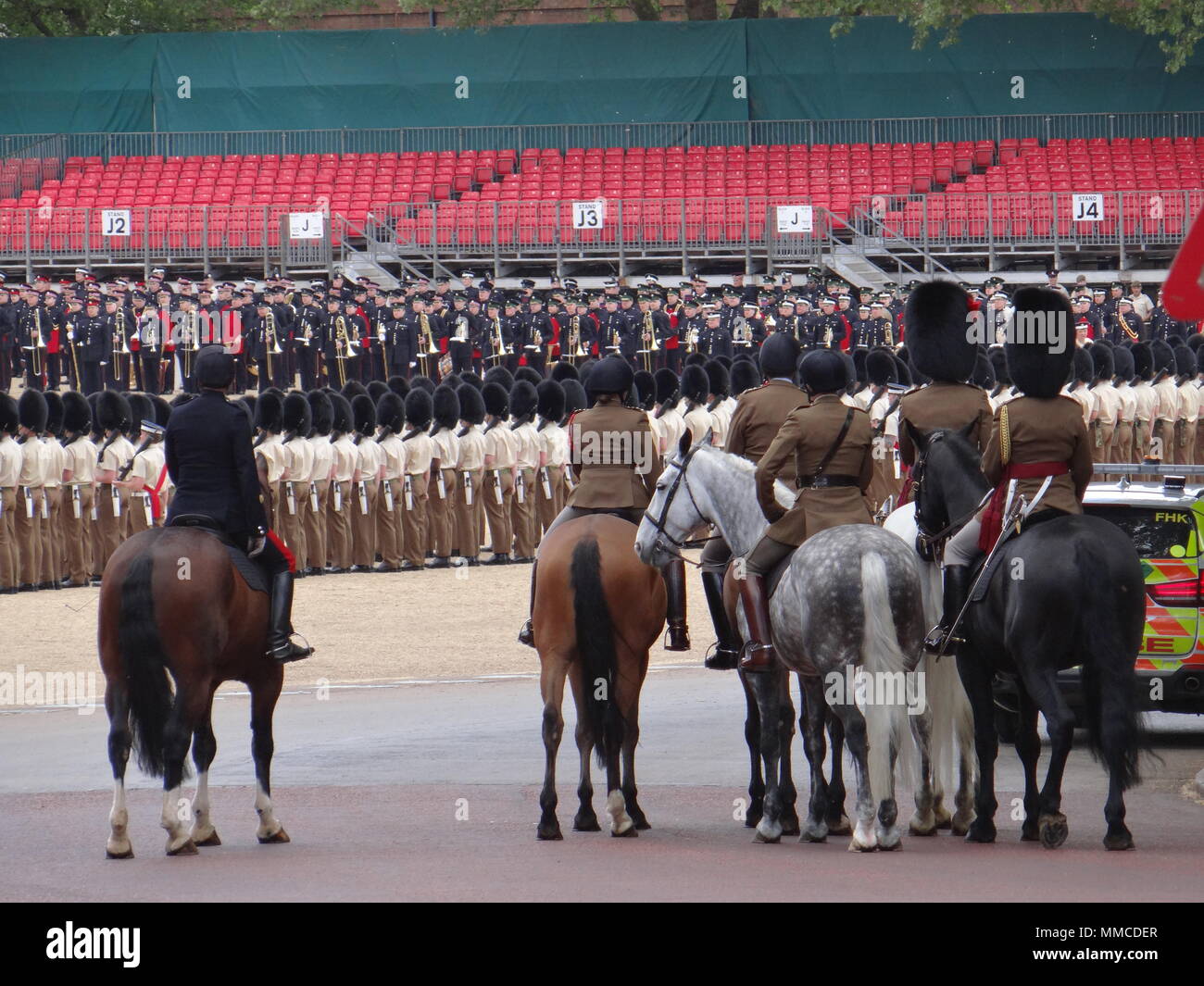London, UK. 10th May 2018. Scots Guards regiment of the Household ...