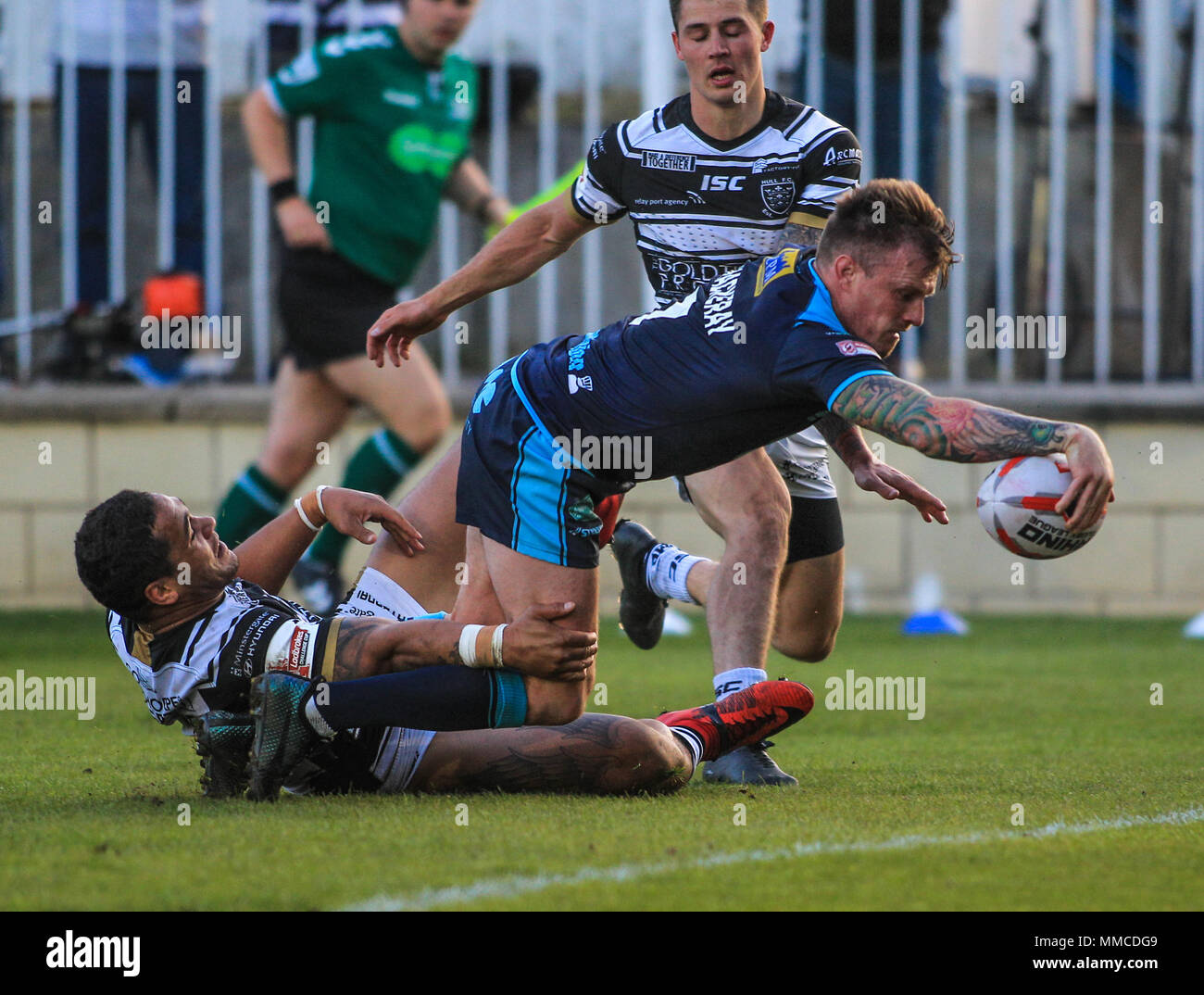 Wakefield, Yorkshire, UK. 10th May 2018, L.D. Nutrition Stadium ...