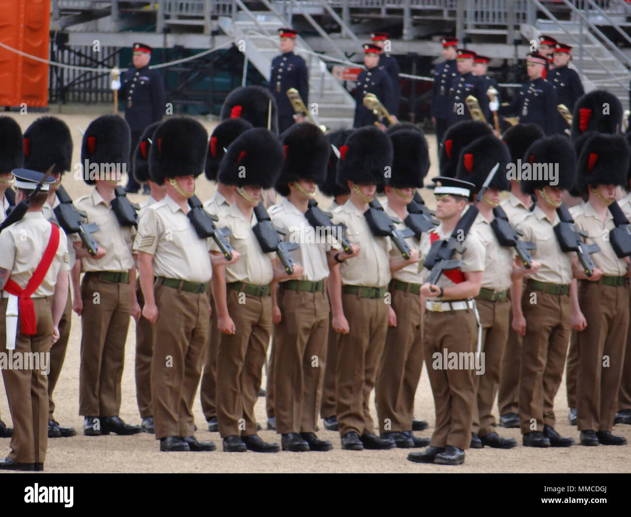 London, UK. 10th May 2018. Scots Guards regiment of the Household ...