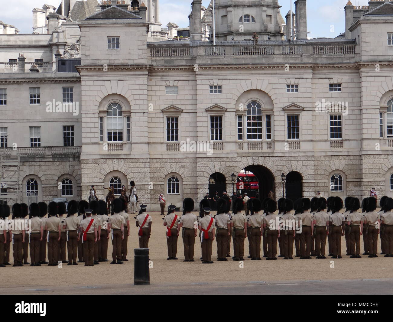 London, UK. 10th May 2018. Scots Guards regiment of the Household ...