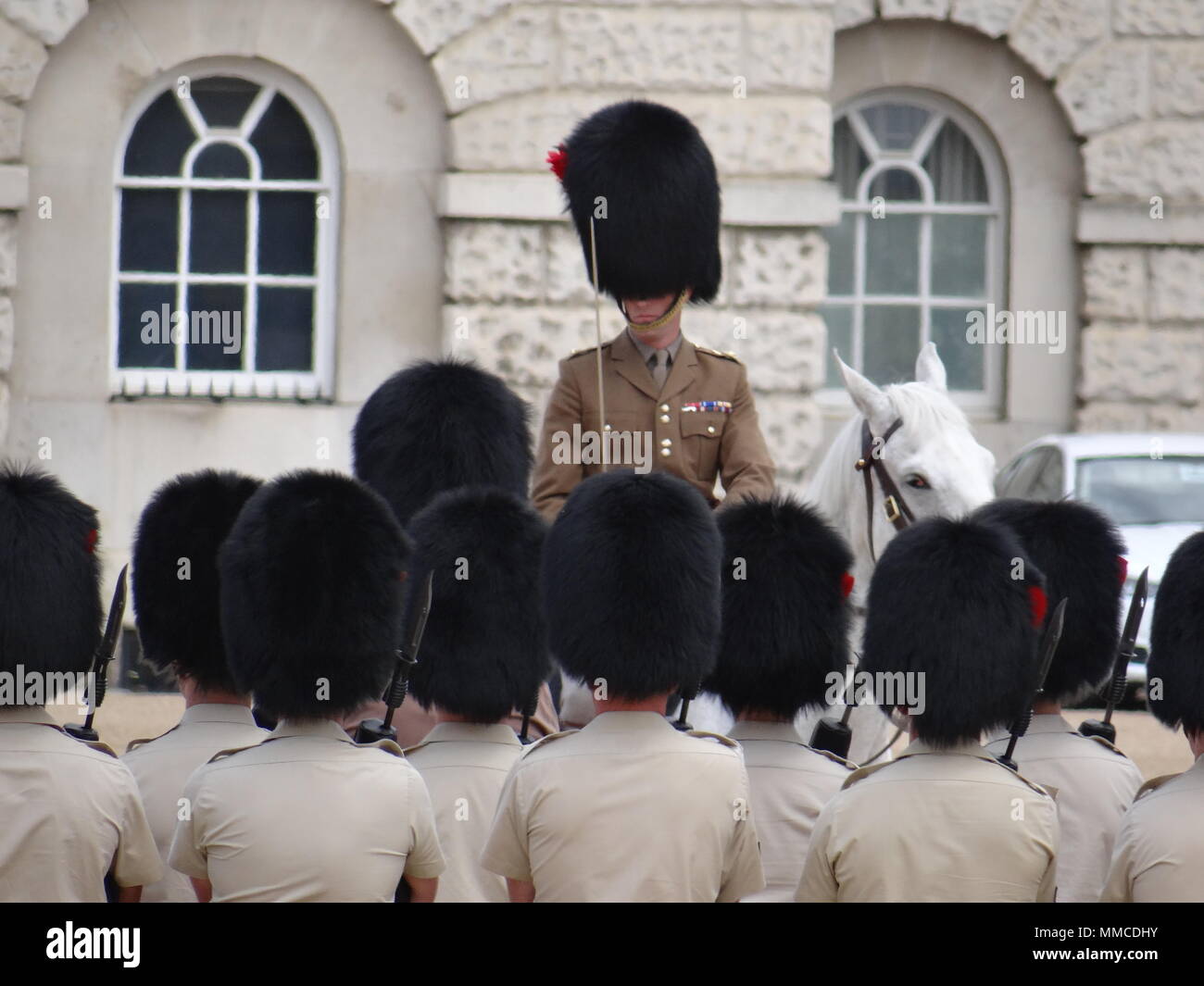 London, UK. 10th May 2018. Scots Guards regiment of the Household ...