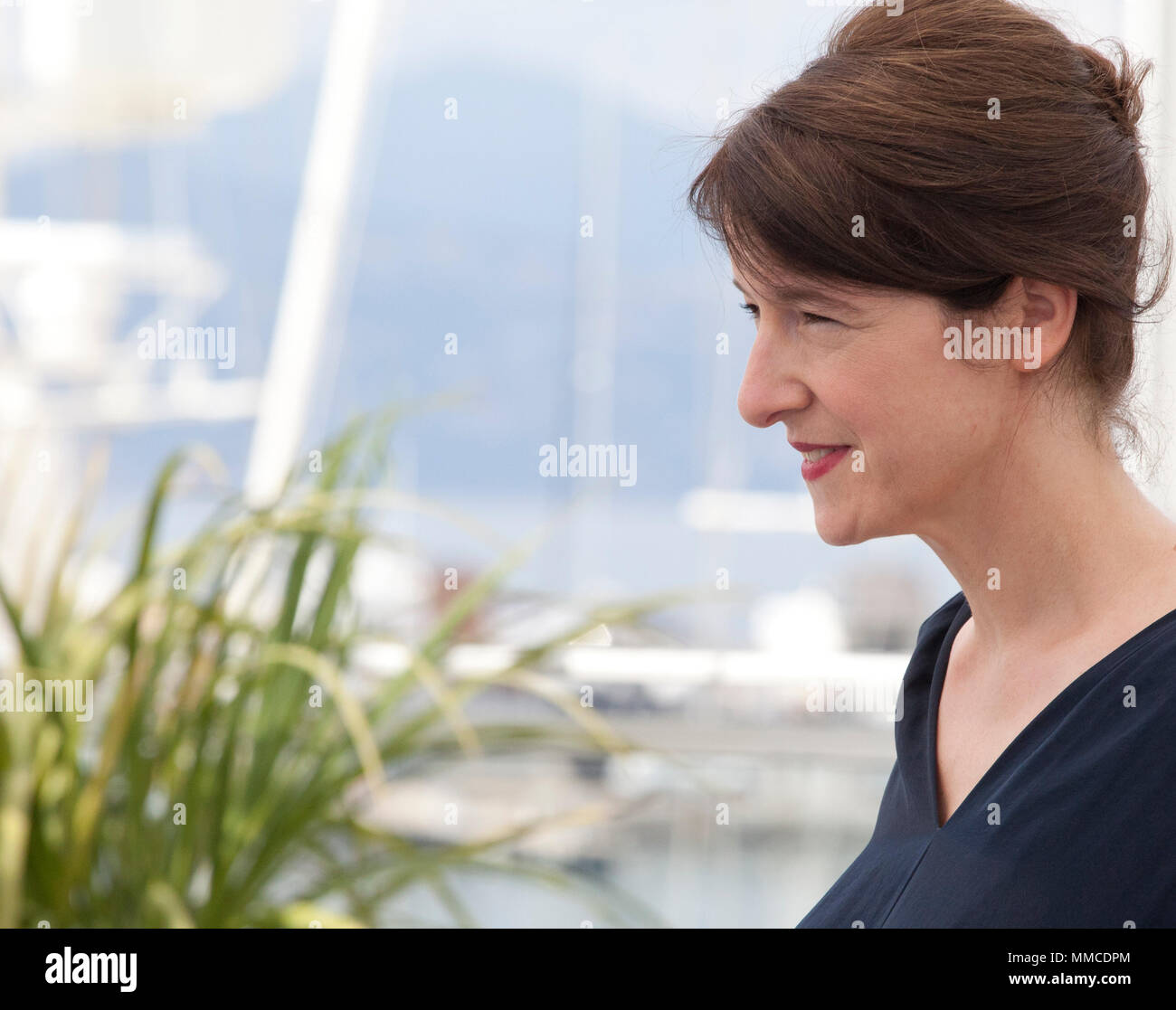 Cannes, France. 10th May 2018. Ursula Meier, President of the Camera D ...