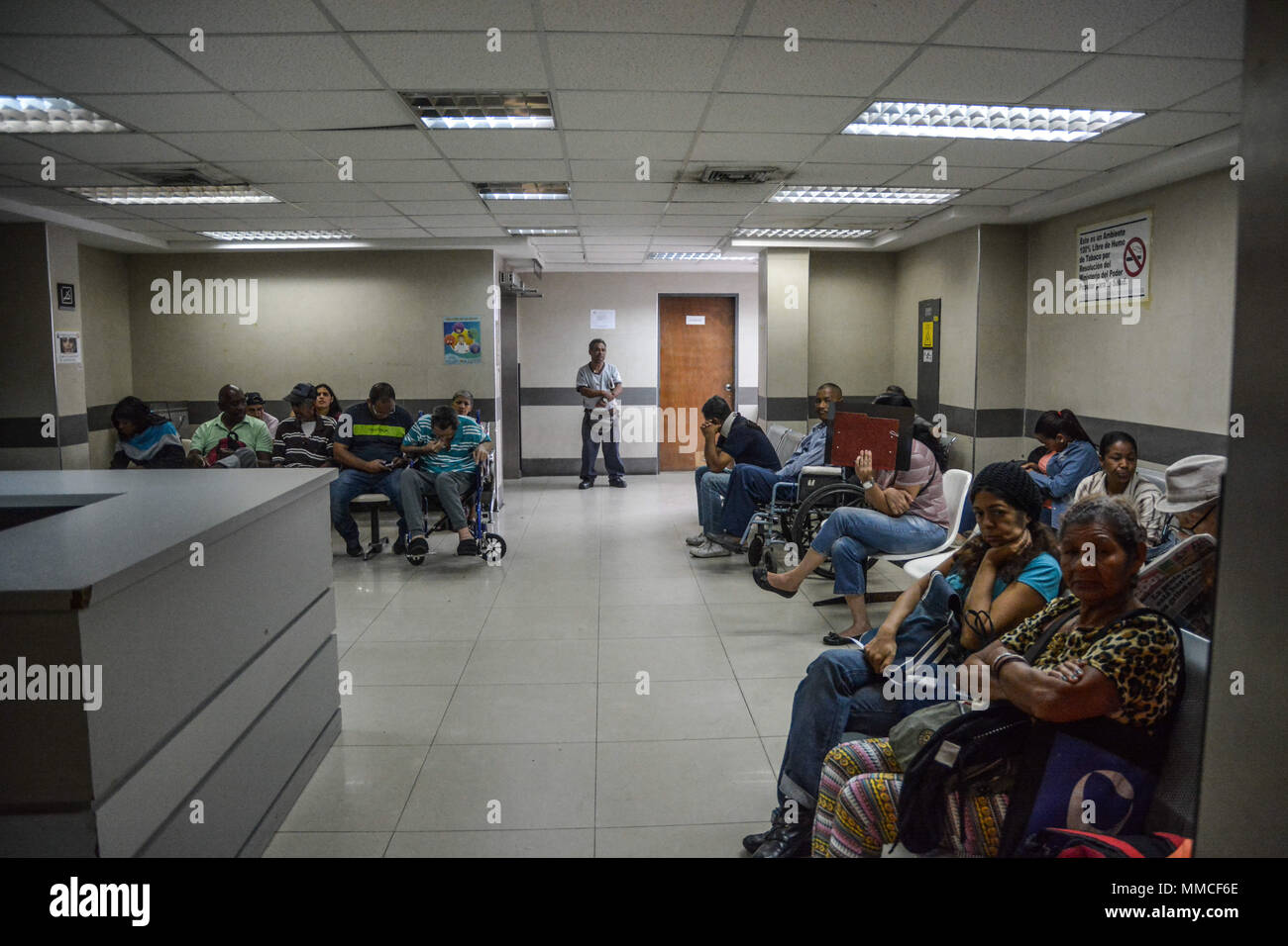 Crowded Doctors Waiting Room