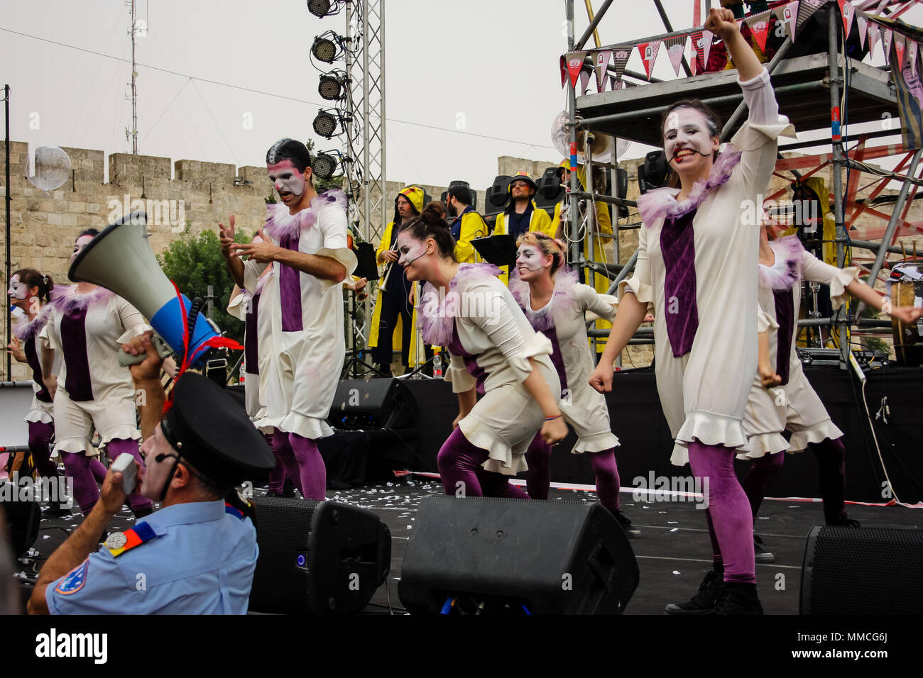 Jerusalem Israel May 10, 2018 The celebrations of the Middle Kingdom of ...