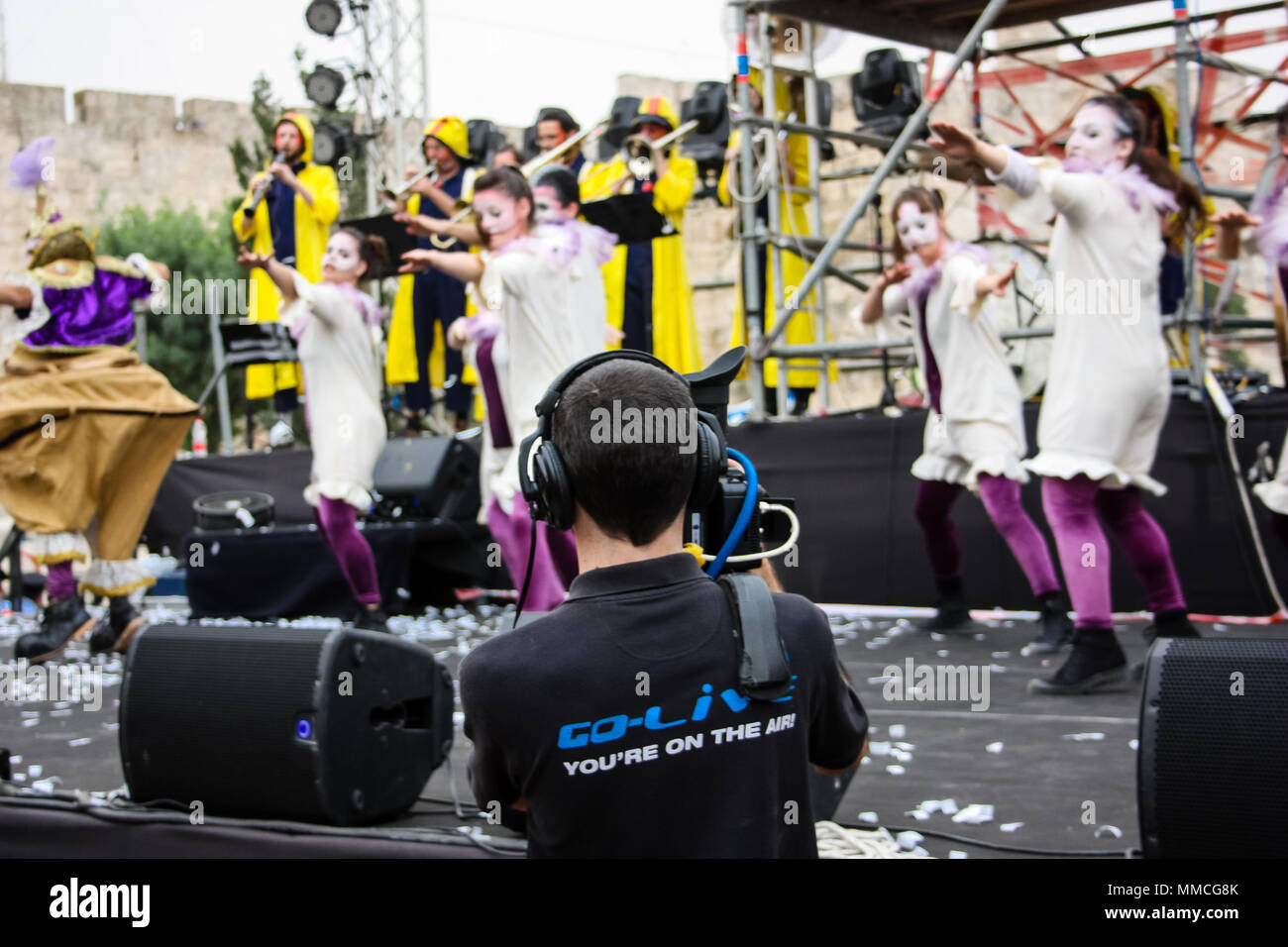 Jerusalem Israel May 10, 2018 The celebrations of the Middle Kingdom of ...
