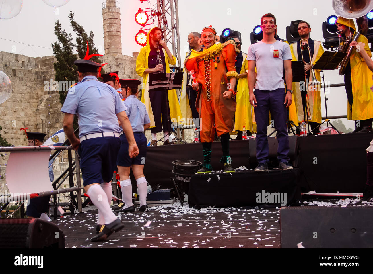 Jerusalem Israel May 10, 2018 The celebrations of the Middle Kingdom of ...
